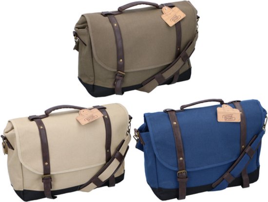 Active Sport Laptoptas met Schouderriem 40x30x13cm Crème | bol