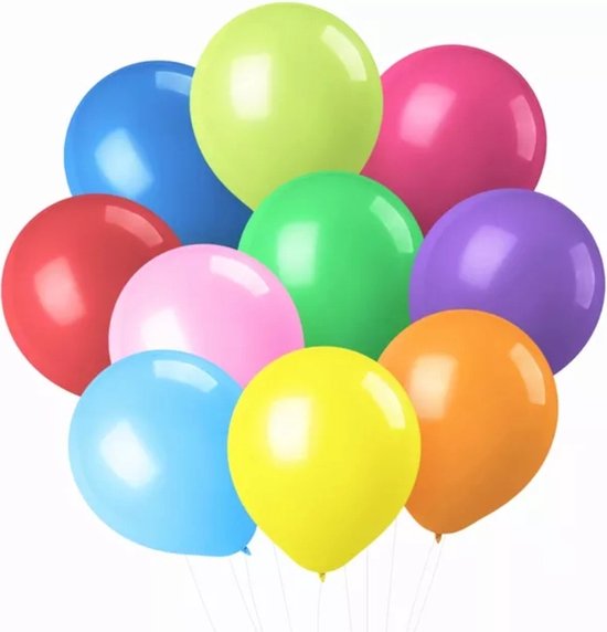 Gekleurde ballonnen regenboog 20 stuks | bol.com