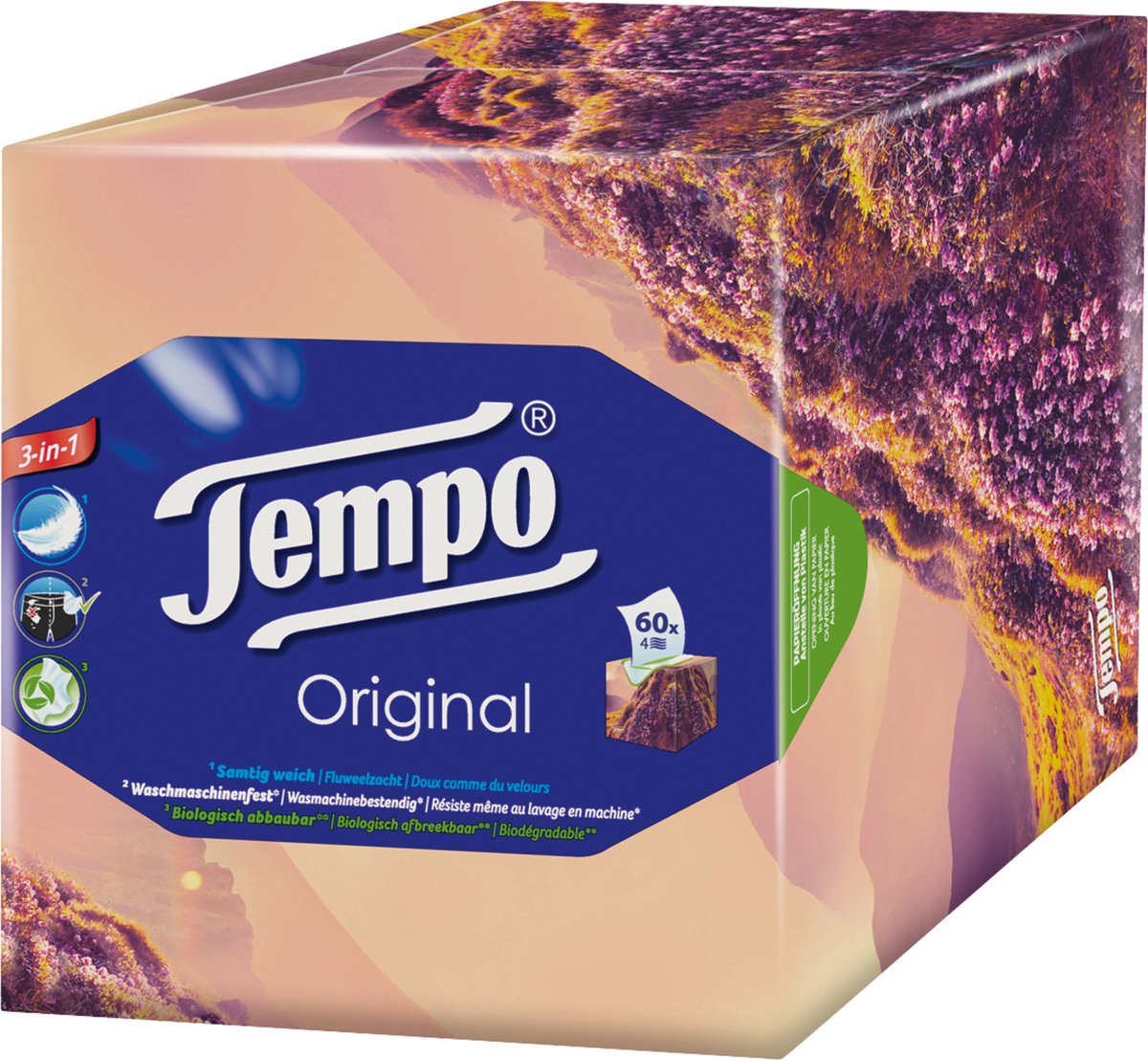 Tempo tissues Original Box, 60 St - 1 doos | bol