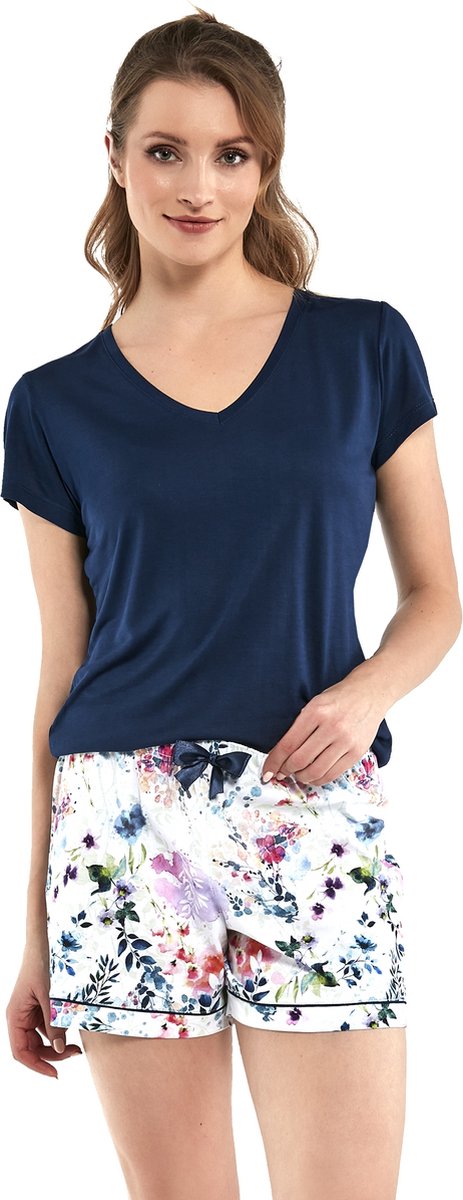 Cornette Katoenen Shortama Dames Volwassenen | Korte Mouw Korte Broek ...