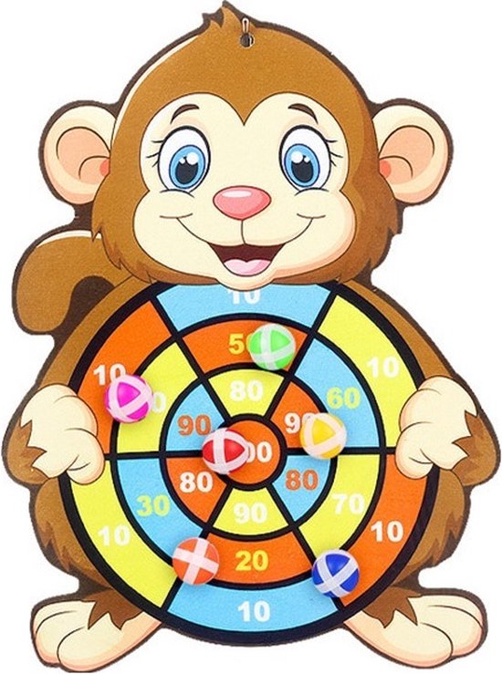 Dartbord Met Klittenband – Dartbord – Kinderen Darten – Cartoon ... Dartbord Met Klittenband – Dartbord – Kinderen Darten – Cartoon ...