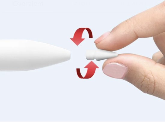 Vervangende punt Apple pencil 1-2 - Replacement tip voor Apple Pencil 1 ... Vervangende punt Apple pencil 1-2 - Replacement tip voor Apple Pencil 1 ...