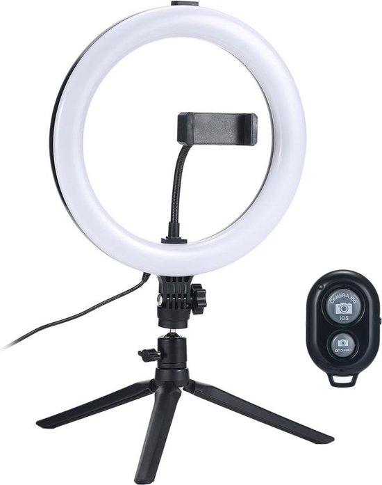 10 Inch Ring Light With Sttripod Led Makeup Lamp Phy Lamp Selfie Camera ...