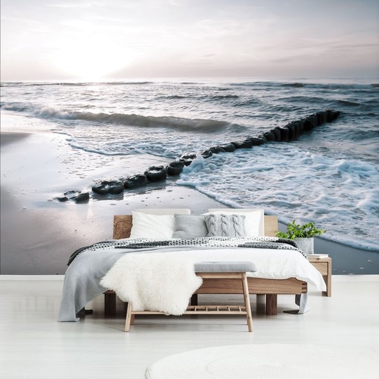 Fotobehang - Vlies Behang - Zee en Strand - 254 x 184 cm | bol.com