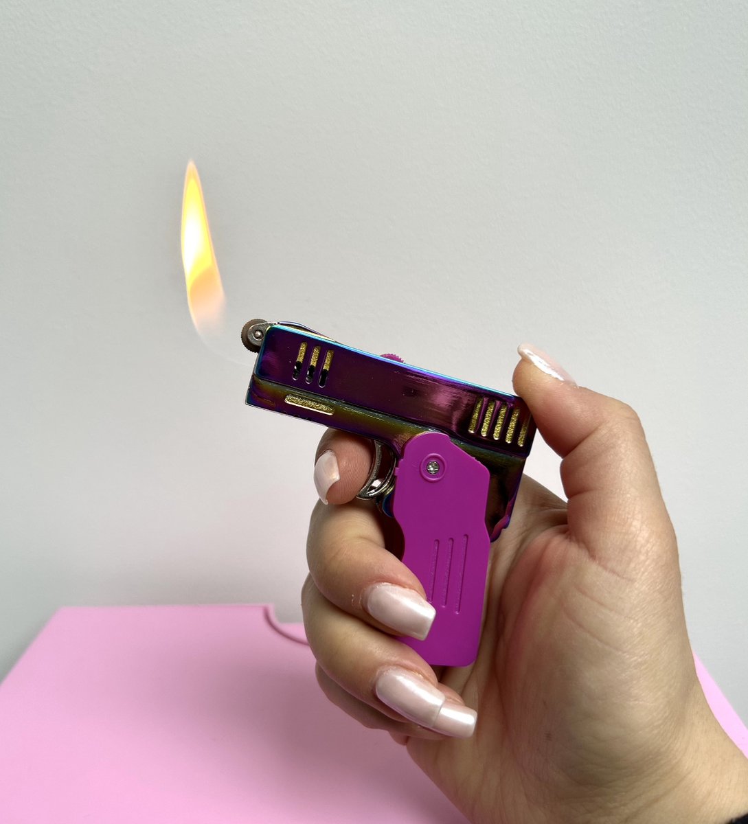 Pistool Aansteker - Dubbele Vlam - Rainbow | bol