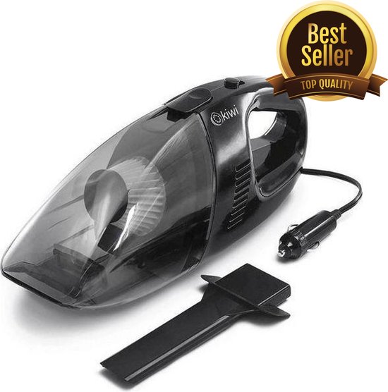 Auto Stofzuiger Zwart 60W - 400ML - 12V Auto Plug - 3M Snoer ...