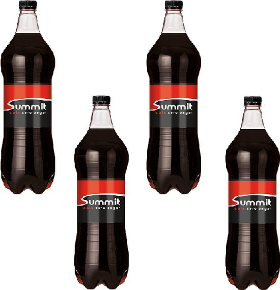 Summit Cola Zero 1,5 ltr per petfles, krimp 4 flessen | bol