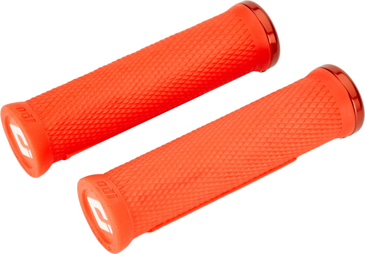 ODI Elite Flow Lock-On 2.1 Mountainbike handvatten, oranje | bol.com