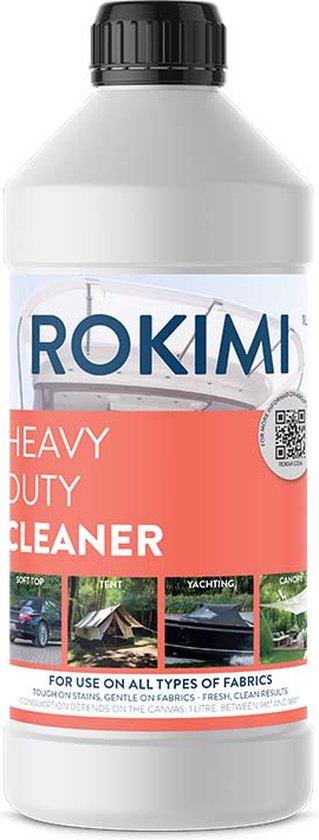 Rokimi Extreme Tentdoekreiniger voor Bootkap, Tent, Cabriodak 1L | bol