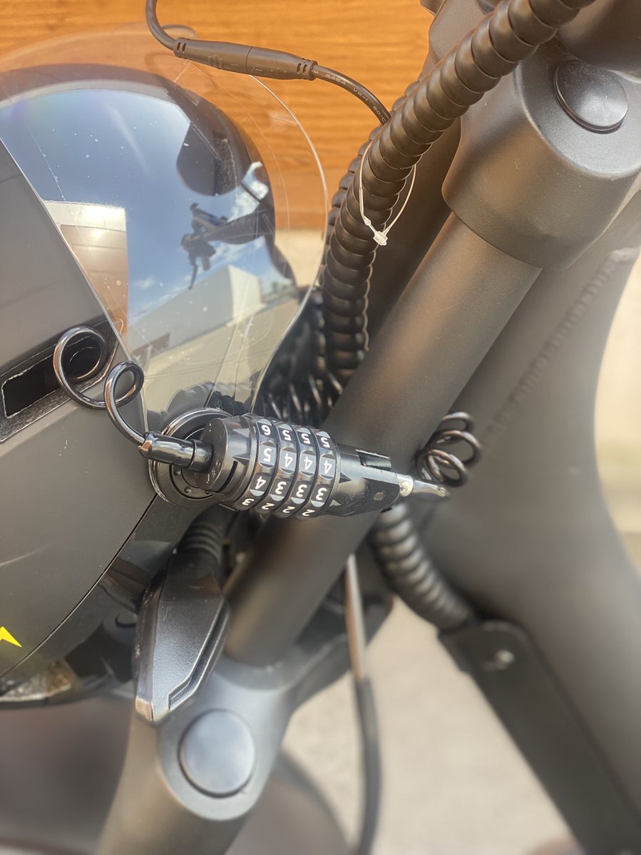 Helmslot - Cijferslot - Flexibel - Compact - kinderwagenslot - 150cm ...