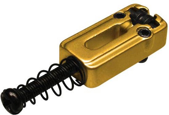 Brugzadel, metaal, goud, Stallion roller, p=10,8, inclusief veer en ...