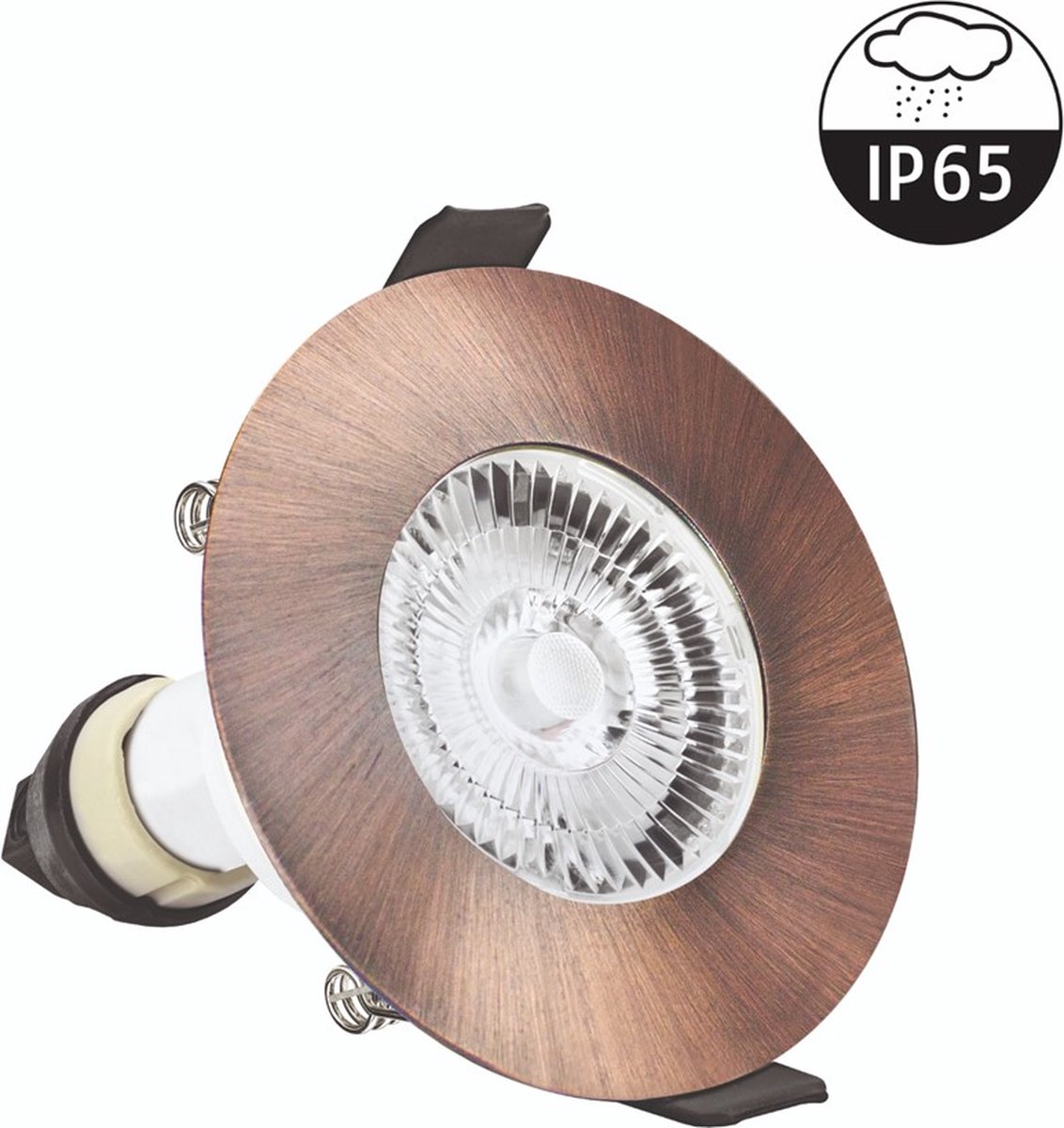 Led Spot Armatuur Koper | IP65 waterbestendig | Incl. GU10 Fitting | bol