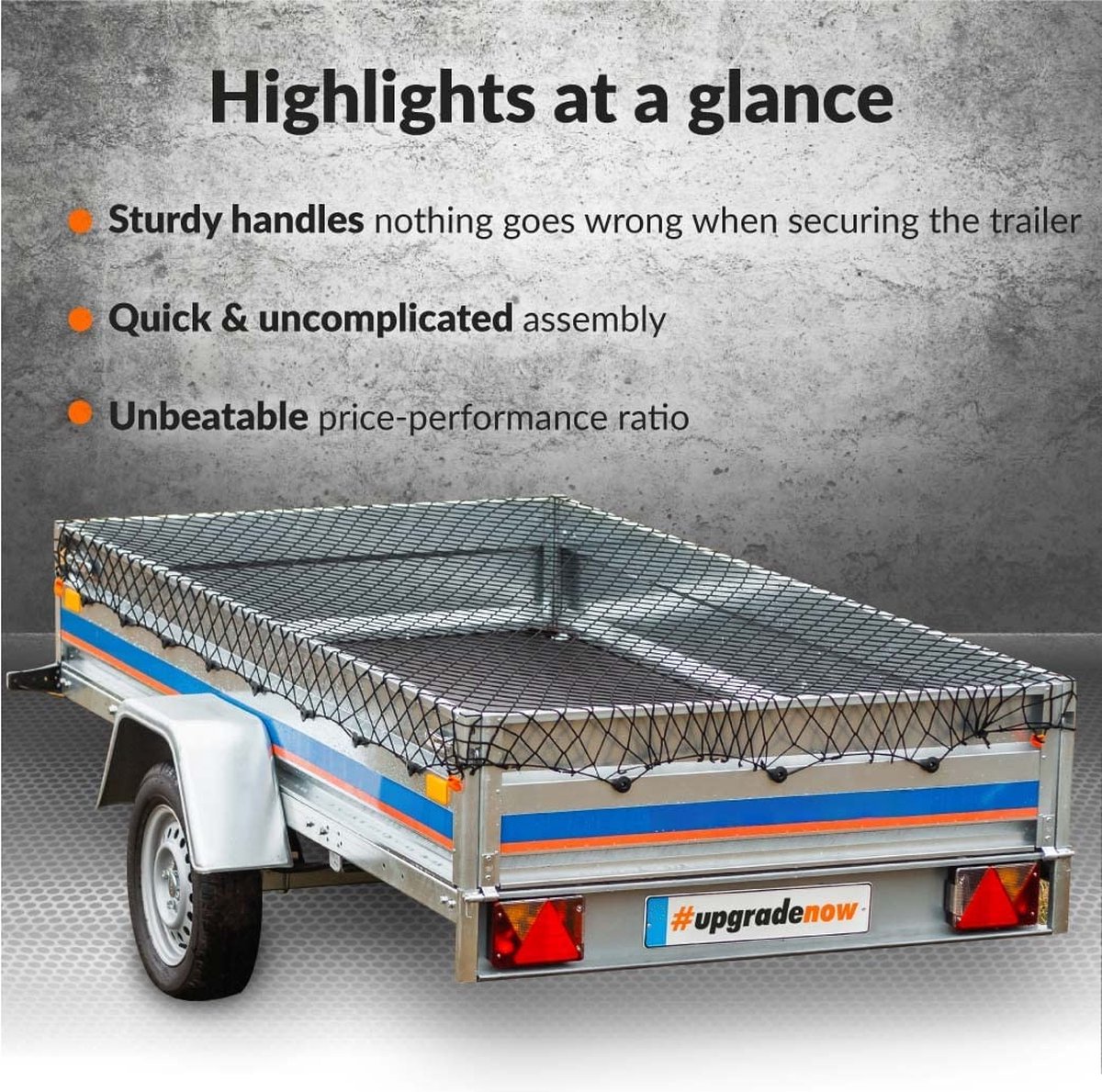 20 Ronde hangers met schroeven, aanhangwagen net attachment, haak set ...