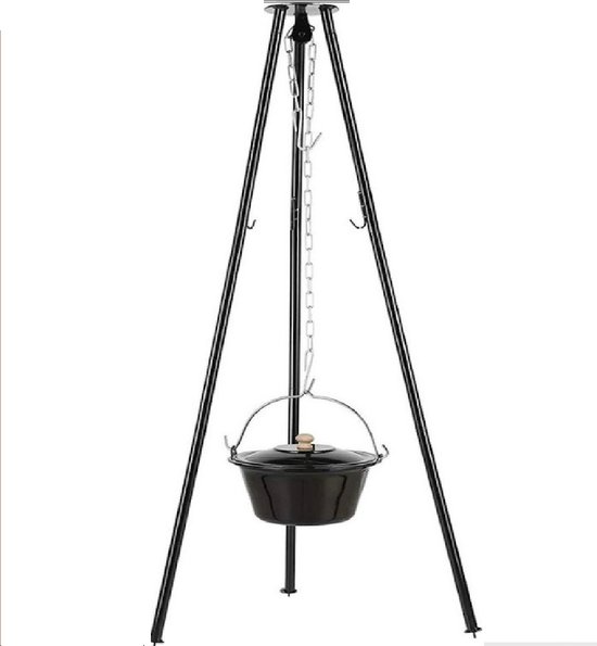 ForeverGoodies Grill op Statief – Ketel boven Kampvuur – Driepoot ...