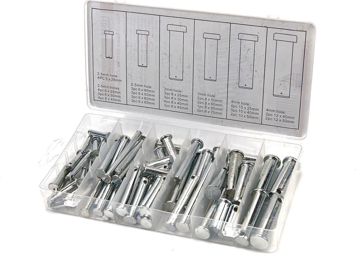 HBM 60 Delige Borgpennen Assortiment | bol.com