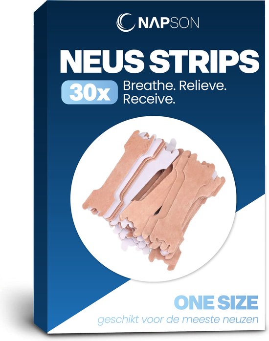 Napson Neusstrips | Diepe Slaap en Verhoogde Energie | Stop Neus ...