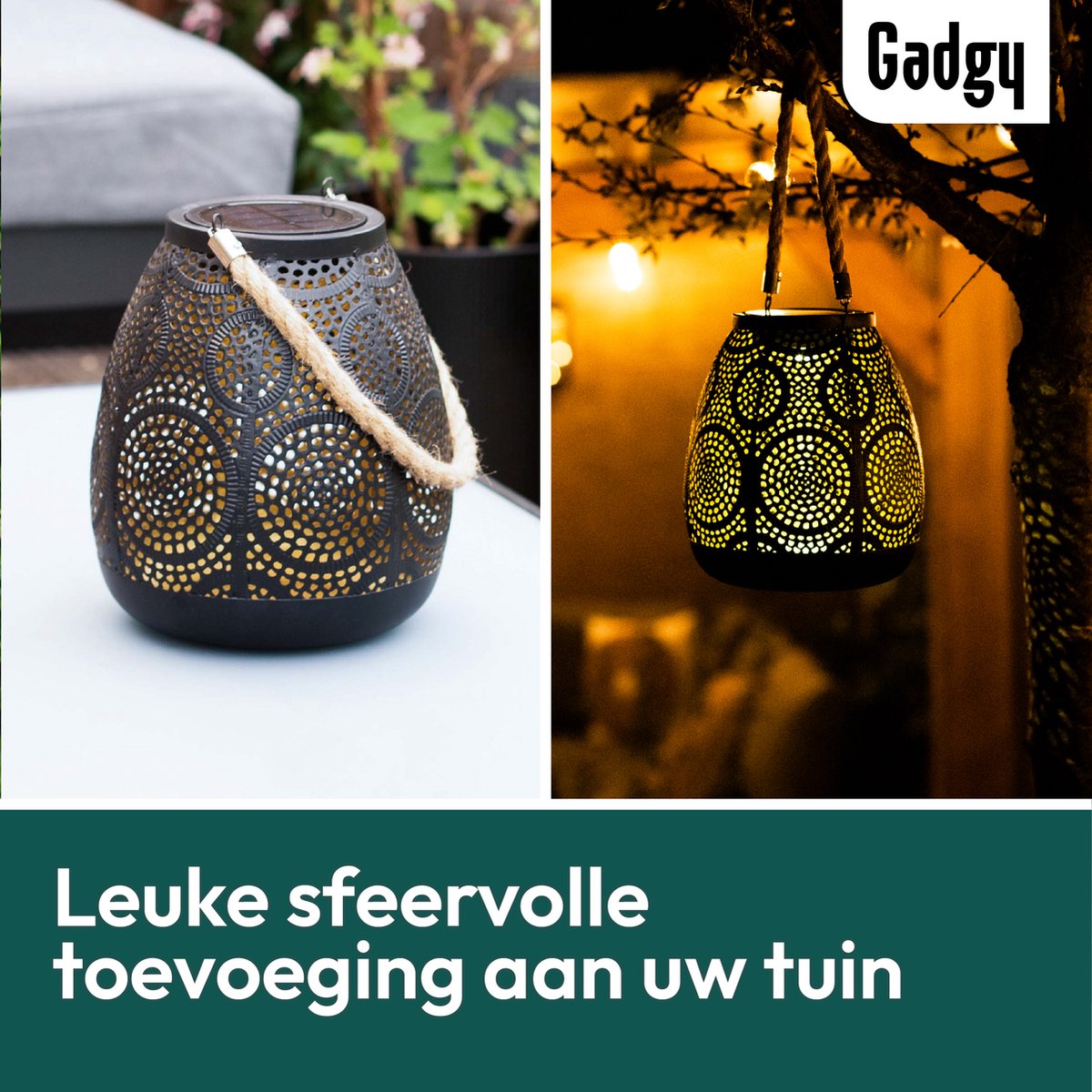Gadgy Solar Tafel Buitenlamp Circles - Solar Tuinverlichting Zonne ...