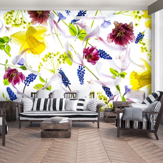Fotobehang - Vlies Behang - Bloemen - 254 x 184 cm | bol.com