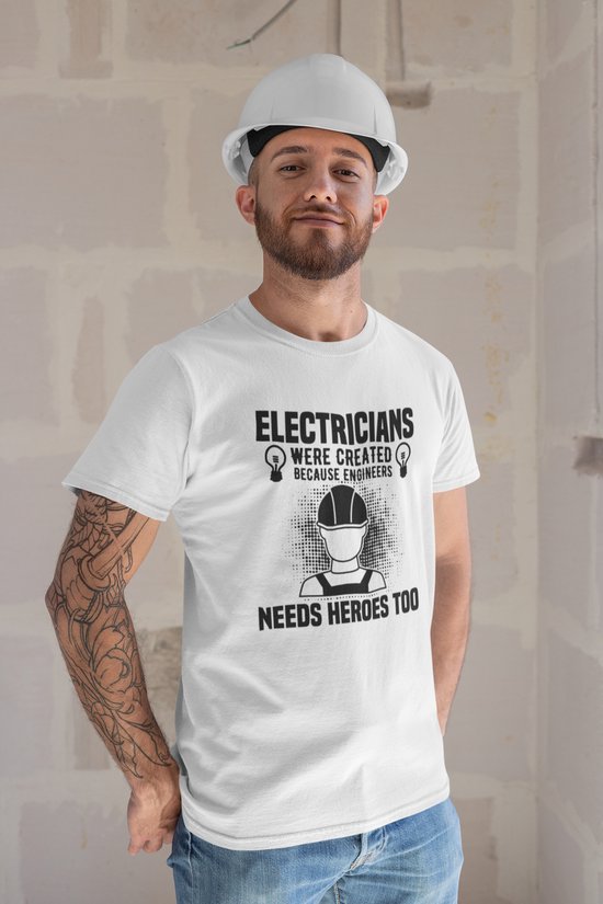Rick & Rich - T-Shirt Engineers Needs Heroes Too - T-Shirt Electrician ...