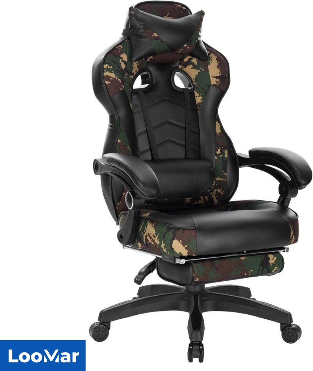 LooMar Gaming Stoel - Bureaustoel - Ergnomisch - Luxe - Game stoel ...