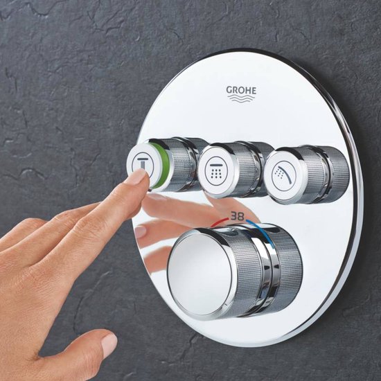 Grohe Grohtherm Smartcontrol 310 Perfect inbouw regendoucheset met 3 ...