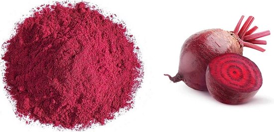 Rode Bieten Poeder - Rode Bietpoeder - Natuurlijke kleurstof - Premium ...