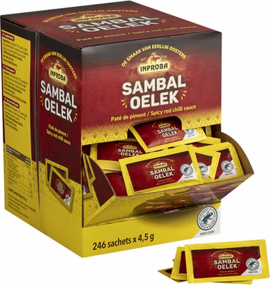 Inproba - Sambal Oelek - 246x 4,5g | bol