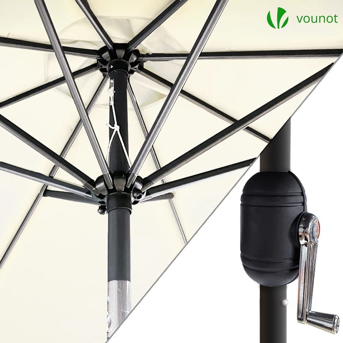 Parasol – Parasol de Jardin – Parasol à tige – Parapluie de Garden ...