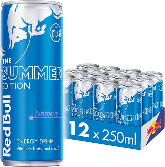 Red Bull Energy Drink SUMMER Edition Juneberry (tray 12 stuks) | bol.com