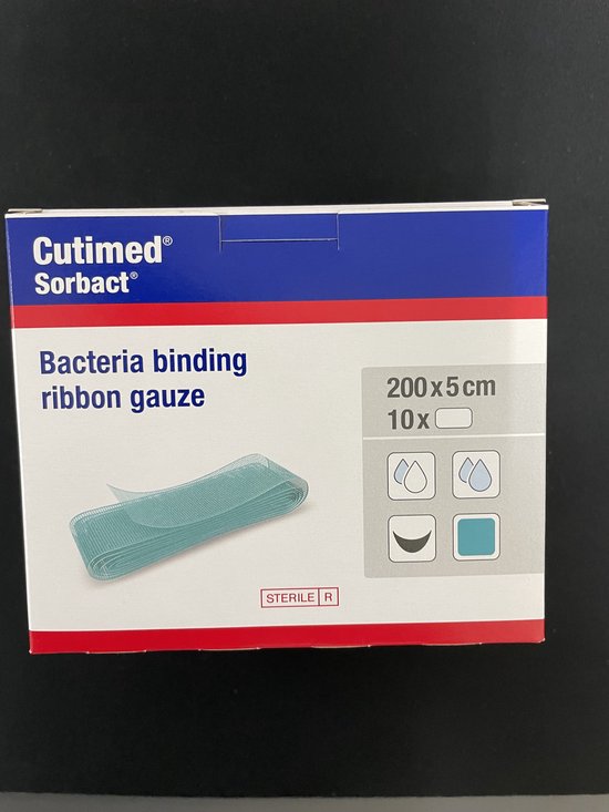 Cutimed Sorbact Bacteria Binding Ribbon Gauze | bol.com