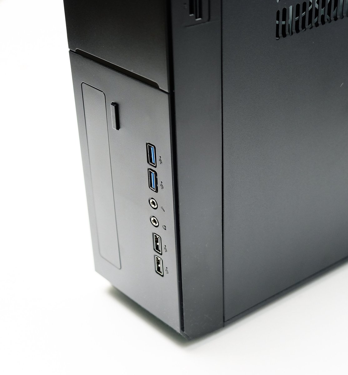 Mini-ITX / Micro-ATX Tower Desktop Behuizing + SFX 300W Voeding - Slim ...