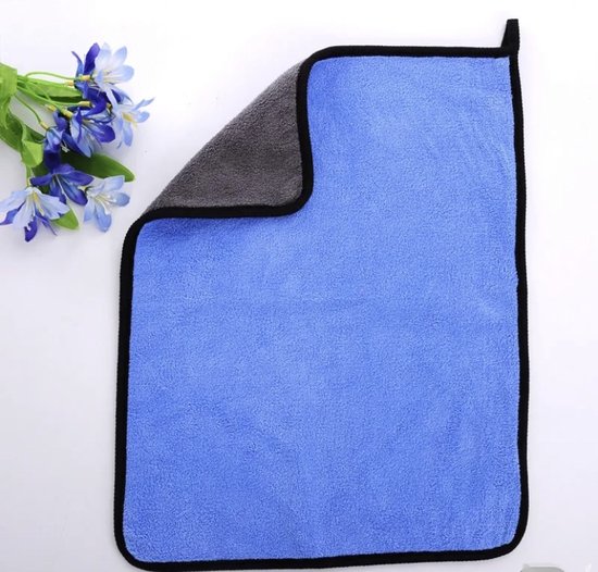 Premium Microvezel Auto Droogdoek - 2 Stuks - 40cm x 40cm - Poetsdoek ...