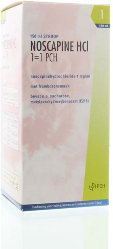 Teva Hoestdrank Noscapine Hydrochloride 1 mg/ml - 2 x 150 ml | bol.com
