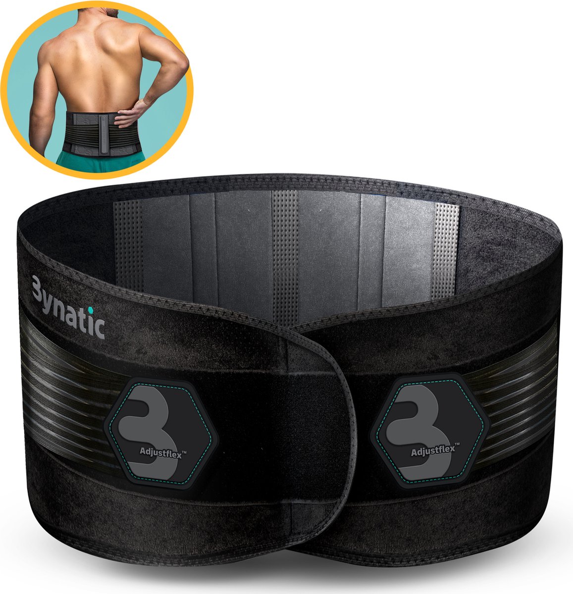 Bynatic® Rugbrace Onderrug - Rugband voor Lage Rugpijn - Rug Corrector ...