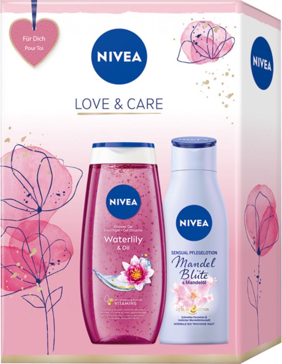 Nivea - Happy Time - Gift Set - 250 ml Douche + 200 ml Bodylotion ...