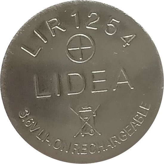 LIR1254 - 3.6V - Oplaadbaar - ICR1254 - Lithium - Herlaadbaar - Oortjes ...