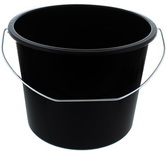 Veelzijdige bouwemmer van 12 liter met handvat - multifunctionele emmer ...