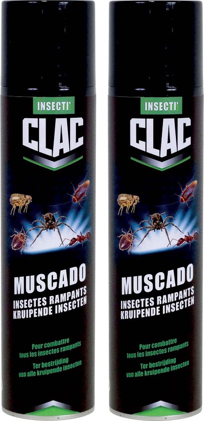 Muscado Insecticide Spray tegen Kruipende Insecten - 400ml | bol