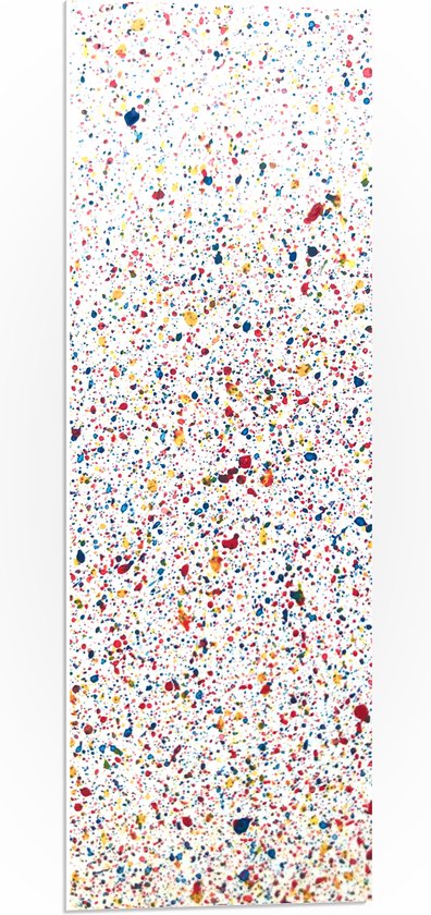 PVC Schuimplaat - Witte Ondergrond Vol Verschillende Kleuren Stippen ...