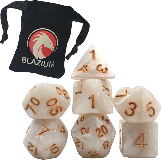 Blazium - Série Preal - White Vagues Ivoire - Incl. sac de rangement en ...