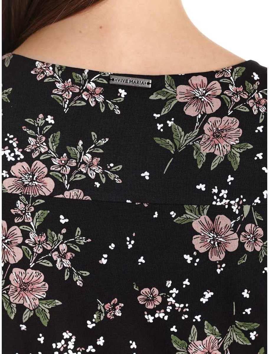 Vive Maria Korte jurk -XS- Hibiscus Love Zwart | bol.com