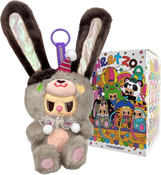 Rebel Bear Blind Box pluche - 'Sweet Zoo' Serie - Verzamelfiguren met ...