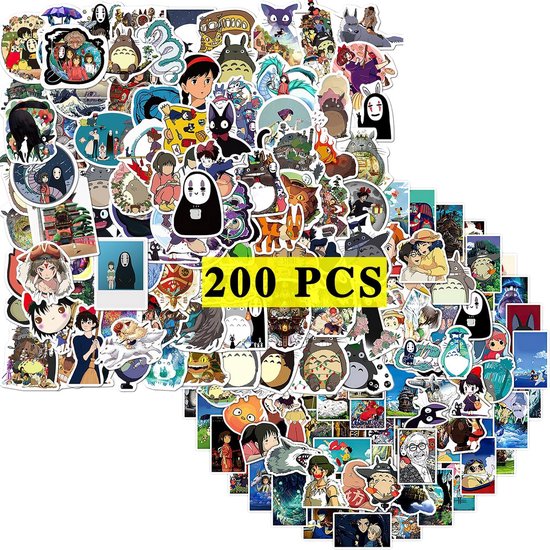 200 Anime Cartoon Stickers Set voor Decoratie en Cadeaus | bol