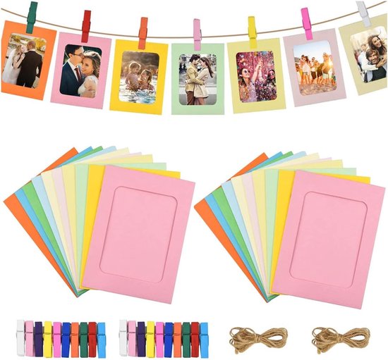 20 stuks papier foto lijsten - DIY foto lijsten - creatieve clutch ...
