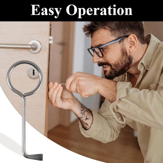 Set van 2 Lock Opening Tools - Roomdeur Sleutel - Universele ...
