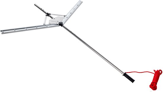 VEVOR Lake Weed Cutter Pond Harke Lake Hark 1219mm Snijbreedte 9m Touw ...