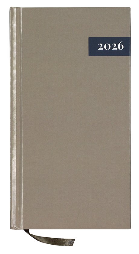 Agenda 2026 - weekoverzicht - Duits - 1 week op 2 pagina's - Taupe - 9 ...