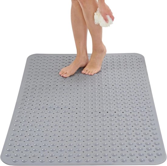 Extra grote antislip douchemat - 47 x 32 inch - XL badkamer douchemat ...