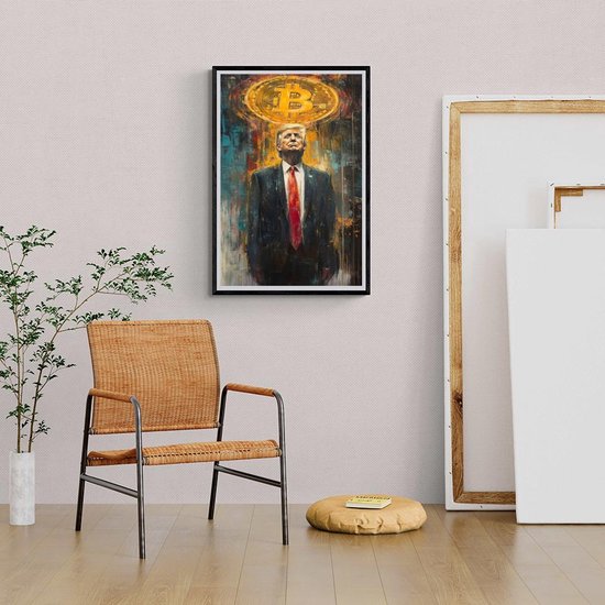Donald Trump Poster - Politiek Posters - Crypto - Bitcoin - Financiële ...