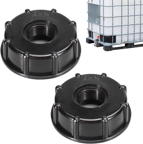 Reserve Set IBC Tank Kraan en Afvoerklep voor IBC Containers | bol